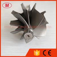 China HX40 64X76mm 5+5 blades turbo wheel/ turbine shaft&wheel journal bearing for sale