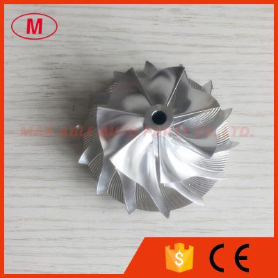 China RHF5 45.00/61.98mm 7+7 blades high performance turbo turbocharger aluminum 2618/milling/billet compressor wheel for sale