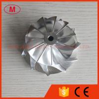 China GTX3582 62.45/82.36mm 11+0 blades high blade racing turbocharger Billet/milling/aluminum compressor wheel for sale