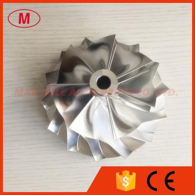 China S400 174513 80.30/111.10mm 7+7 blades high performance Turbo milling/aluminum 2618/Billet compressor wheel for sale