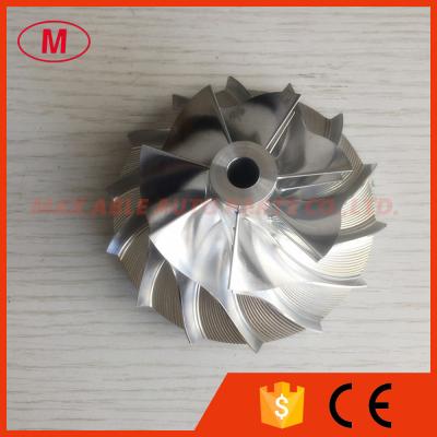 China S300 57.12/84.62mm 7+7 blades 174424 turbo billet/milling/aluminum compressor wheel for sale