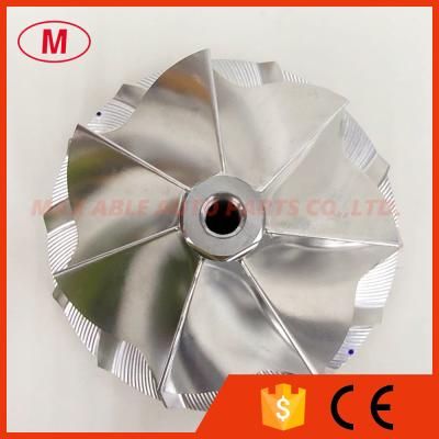 China GTA4502 72.00/102.00mm 7+7 blades turbo milling/aluminum 2618/billet compressor wheel FOR Precision Turbo for sale