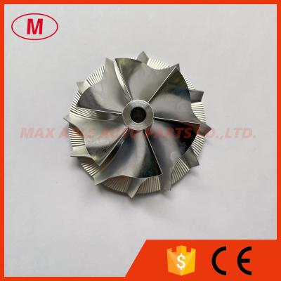 China B03G reverse 6+6 blades 45.81/62.00 high performance turbo milling/aluminum 2618/billet compressor wheel for sale