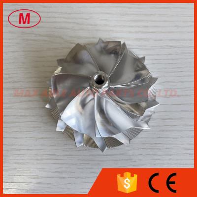 China TD05 forward 64.40/82.00mm 7+7 blades LEP style turbocharger milling/aluminum 2618/billet compressor wheel for sale