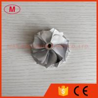 China RHF5 reverse 50.50/61.00mm 6+6 blades high performance Turbo milling/aluminum 2618/billet compressor wheel for sale