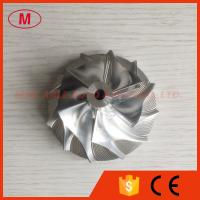 China T04E 52.84/76.07mm 6+6 blades turbo milling/alumimun 2618/billet compressor wheel for sale