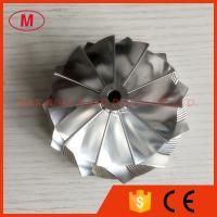 China T04R  67.00/84.00mm 11+0 blades Turbocharger turbo milling/aluminum 2618/billet compressor wheel for sale
