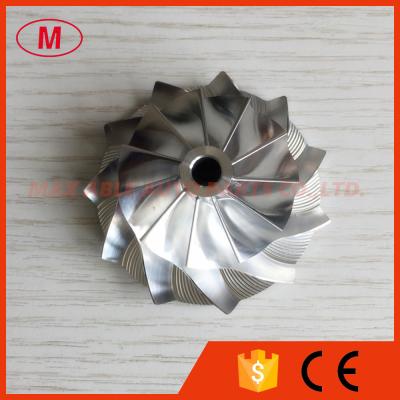 China T25 446335-0009 38.10/53.97mm 11+0 blades turbo Billet/milling/aluminum 2618 compressor wheel for 452055-0004/8 for sale