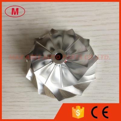 China CT20B 17291-17040 45.90/64.89mm 11+0 blades Turbo aluminum 2618/milling/billet compressor wheel for 17201-17040 for sale