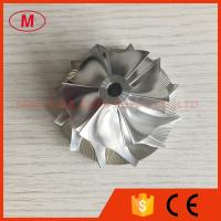 China CT26 43.20/58.00mm 6+6 blades high performance Turbo Billet/aluminum 2024/milling compressor wheel for sale