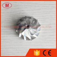 China KP39 5443-123-2040 32.30/46.00mm 6+6 blades high performance milling/aluminum 2618/Billet compressor wheel for sale