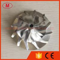 China HX40 63.00/99.01mm 6+6 blades high performance Turbocharger milling/aluminum 2618/billet compressor wheel for sale