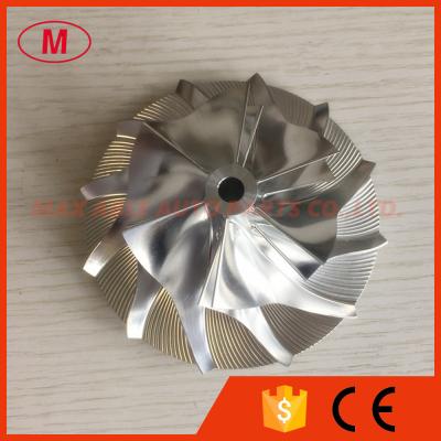 China HX40 63.00/99.01mm 6+6 blades high performance Turbocharger milling/aluminum 2618/billet compressor wheel for sale