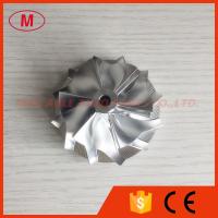 China RHF55 52.56/68.00mm 6+6 blades high peroformance high blade height turbo aluminum 2618/Billet compressor wheel for sale