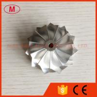China TD04HL 11+0 blades 49.62/61.01mm high performance turbocharger milling/aluminum 2618/billet compressor wheel for sale