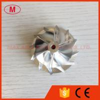 China GT1252 786556-0002 Upgrade 38.40/52.00mm 6+6 blades Performance for turbo aluminum 2618/milling/billet compressor wheel for sale