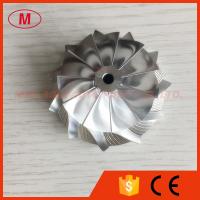 China TD03 14T close 39.55/51.00mm 11+0 blades Turbo milling/aluminum 2618/billet compressor wheel for sale