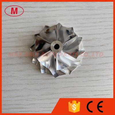 China TD02 forward 35.65/46.00mm 6+6 blades high performance Turbo milling/aluminum 2618/billet compressor wheel for sale