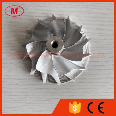 China Supercharger 61.00/87.00mm 7+7 blades point milling Turbo milling/aluminum 2618/billet compressor wheel for sale