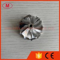 China TD03 39.10/46.00mm 6+6 blades high performance turbocharger milling/aluminum 2618/billet compressor wheel for sale