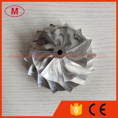 China GT15-25 56.00/76.00mm 7+7 Blades high performance turbo aluminum 2618/Milling/billet compressor wheel for sale