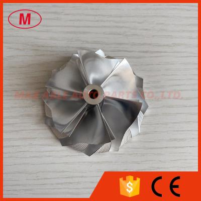 China TD04H reverse 54.35/68.00mm 6+6 blades Turbocharger milling/aluminum 2618/billet compressor wheel for sale