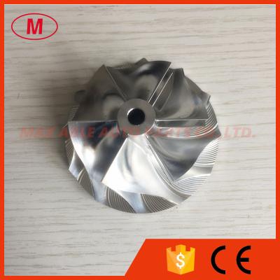 China T04B 409179-0024 54.14/69.96mm 6+6 blades turbo milling/aluminum 2618/billet compressor wheel for 409640-0001 for sale