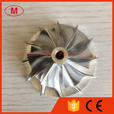 China K24 43.70/60.50mm 6+6 blades 5324-123-2019 Turbo milling/aluminum 2618/billet compressor wheel for sale