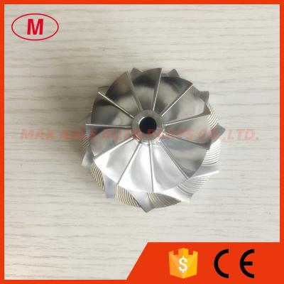 China RHF5HB 46.50/59.94mm 11+0 blades Turbocharger milling/aluminum 2618/billet compressor wheel for SUBARU for sale