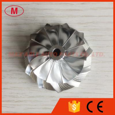 China K04 37.84/50.96mm 5304-123-2209 11+0 blades turbo milling/aluminum 2618/billet compressor wheel for 5303-988-0099/102 for sale