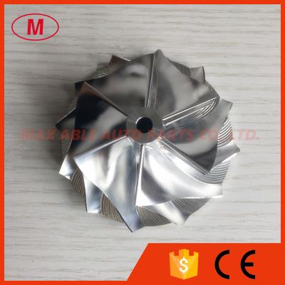 China GTX3076 58.00/78.13mm 6+6 blades high performance turbo billet/milling compressor wheel for sale