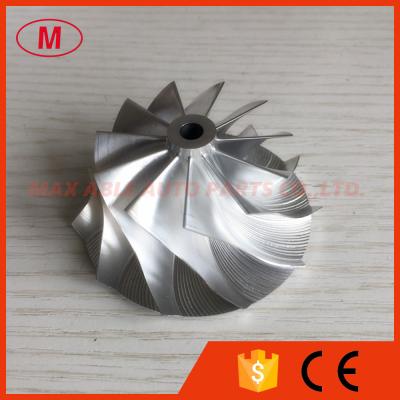 China RHF5 44.20/58.00mm 11+0 blades high performance turbo turbocharger aluminum 2618//billet compressor wheel for sale