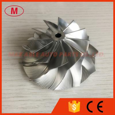 China GT15-25 reverse 11+0 blades 51.00/70.00mm performance Turbocharger milling/aluminum 2618/billet compressor wheel for sale