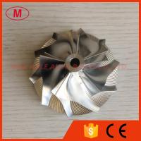 China HX35 53.88/78.00mm 5+5 blades high performance turbo milling/aluminum 2618/billet compressor wheel for sale