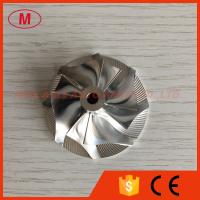 China KP39 33.50/46.00mm 4+4 blades turbo Billet/milling/aluminum 2024 compressor wheel for 5439-970-0045 for sale