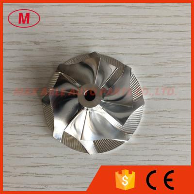 China KP39 33.50/46.00mm 4+4 blades turbo Billet/milling/aluminum 2024 compressor wheel for 5439-970-0045 for sale