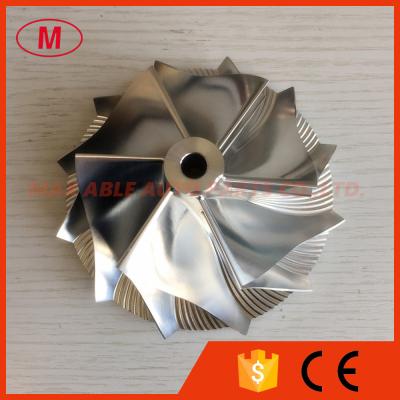 China T76 6+6 blades 76.71/102.35mm turbo aluminum 2618/milling/billet compressor wheel for racing for sale