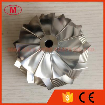 China TF08L-30KY high performance 67.50/92.00mm 11+0 blades Turbo Billet/milling/Aluminum 2024 compressor wheel for sale