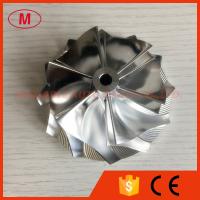 China GTX3584 66.30/84.00mm 451470-0001 6+6 blades racing turbocharger milling/aluminum 2618/billet compressor wheel for sale