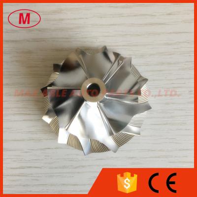 China RHF4 37.60/51.00mm 6+6 blades high performance turbo milling/aluminum 2618/Billet compressor wheel for VJ44/A2710903680 for sale