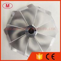 China K16 49.63/67.40mm 8+0 blades point milling turbo milling/aluminum 2618/billet compressor wheel for sale