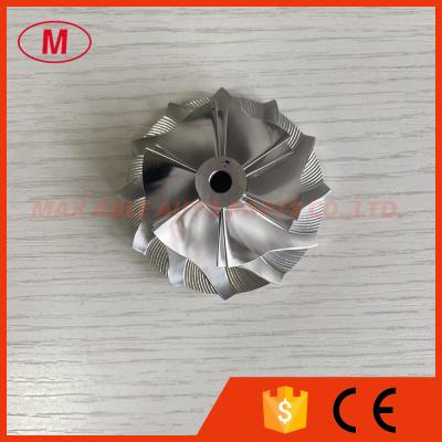 China GTA15-25 39.61/56.02mm 701374-0003 1102-022-402 6+6 blades aluminum 2618/billet compressor wheel for 709837-0001/2 for sale