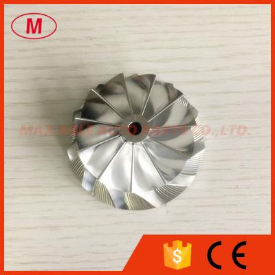 China 42.70/56.00m 11+0 blades Turbocharger Milling/aluminum 2618/billet compressor wheel for sale