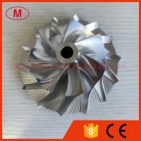 China HX60 reverse 76.00/113.01mm 7+7 blades turbo milling/Aluminum 2618/billet compressor wheel for sale