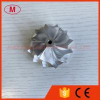 China TD03 14T close 39.55/51.00mm 6+6 blades Turbo milling/aluminum 2618/billet compressor wheel for sale