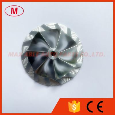 China K04 50.33/72.60mm 7+7blades high performance milling/aluminum 2618/billet compressor wheel for sale