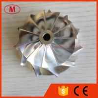 China GT28 11+0 blades 48.30/63.00mm forward turbo milling/aluminum 2618/billet compressor wheel for racing for sale