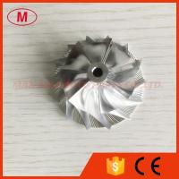 China KP39 7+7 blades 33.50/46.00mm high performance turbo milling/aluminum 2618/billet compressor wheel for 5439-970-0045 for sale