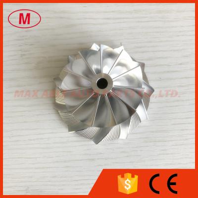 China TD05H 18G reverse 50.39/68.01mm 11+0 blades high performance high blade turbo billet/milling compressor wheel for sale