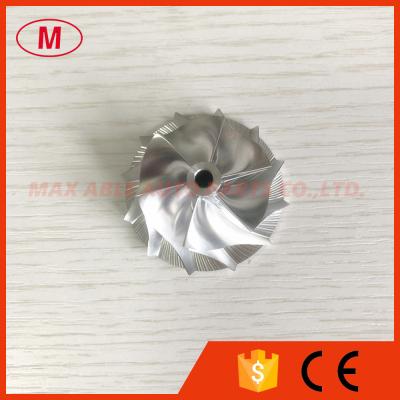China RHF3 34.24/45.00mm 6+6 blades high performance turbo milling/aluminum 2618/billet compressor wheel for sale